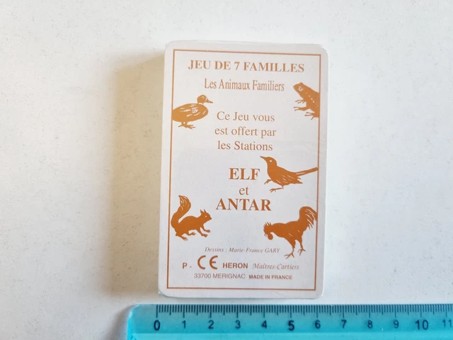 CARDS FOR GAME Jeu De 7 Familles Sealed Animaux Original Playing Cards ...