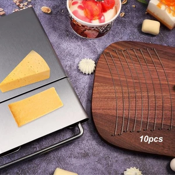 10 PIECES CHEESE Slicer Wire Splitter Cut Line for Kitchen Cooking Tool ...
