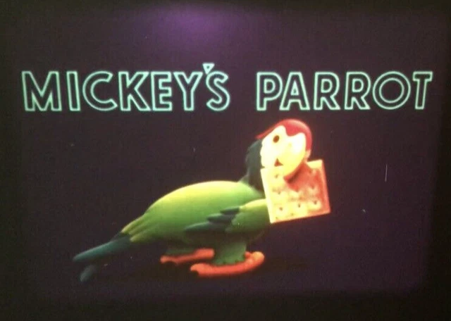 16MM FILM MOVIE CARTOON Walt DISNEY Mickey MOUSE Mickey's PARROT ...