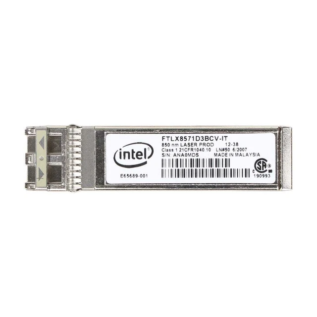 INTEL E10GSFPSR DUAL Rate 10GBASE-SR SFP+ Transceiver - FTLX8571D3BCV ...