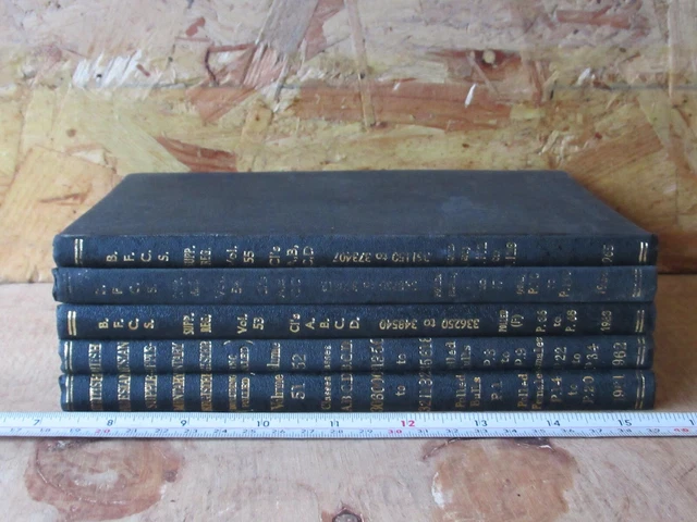 VINTAGE BRITISH FRIESIAN Cattle Society Register Books 1961 1962 1963 ...