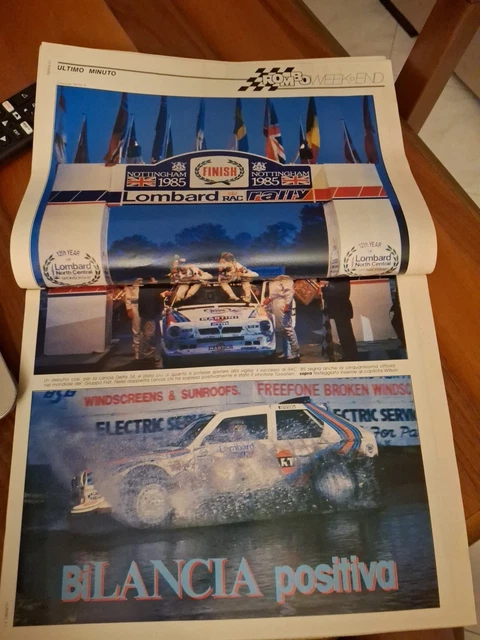 ROMBO N*49/1985-SABRINA SALERNO Motor Show '85-Paris Dakar-Lancia Al ...