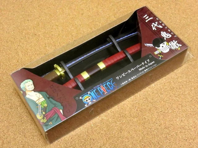 ONE PIECE PAPER Knife KATANA JAPAN KITETSU 3rd Model RORONOA ZORO jump ...