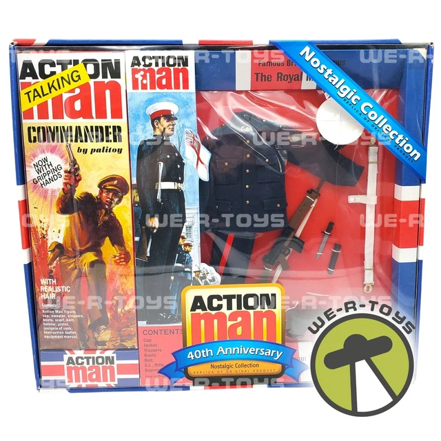 ACTION MAN TALKING Commander Famous British Uniform The Royal Marine ...