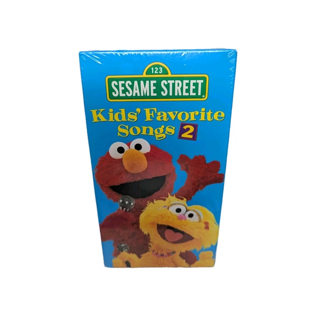 NEW KIDS' FAVORITE Songs 2 Sesame Street VHS Tape 2001 Sony Music ...
