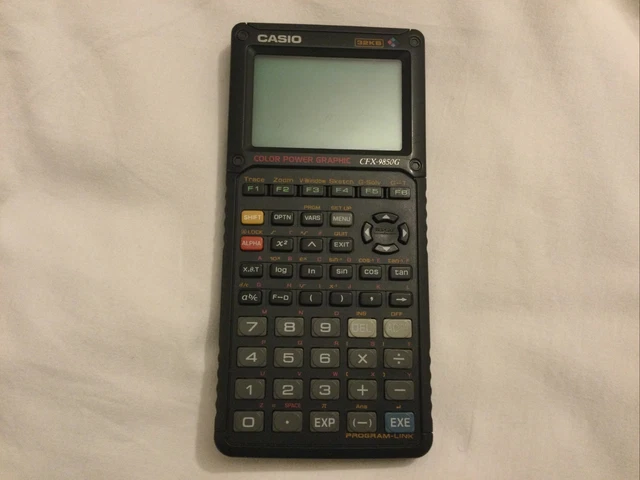 TASCHENRECHNER FARB GRAFIK Taschenrechner Casio CFX-9850G Calculator ...