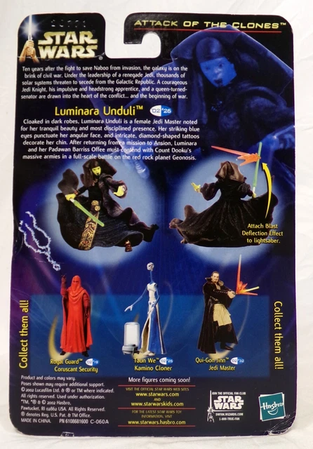 FIGURA NUEVA LUMINARA Unduli De Hasbro Star Wars Saga Ataque De Los ...