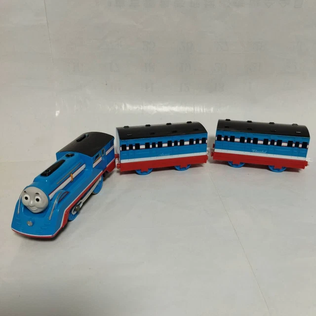 PLARAIL THOMAS THE Tank Engine Series Streamlined 3-Car Train Operation ...