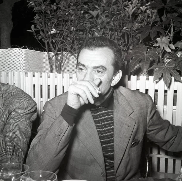 LUCHINO VISCONTI ATTENDING to the Christening of Miguel Bose 1956 OLD ...