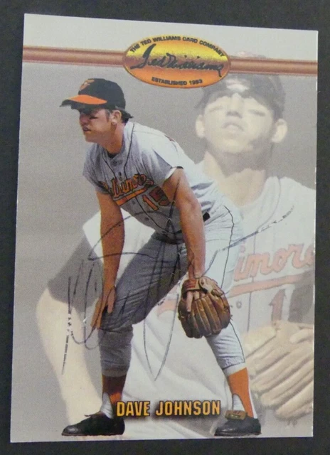 DÉDICACÉ 1993 TED Williams #83 Davey Johnson EUR 2,80 - PicClick FR