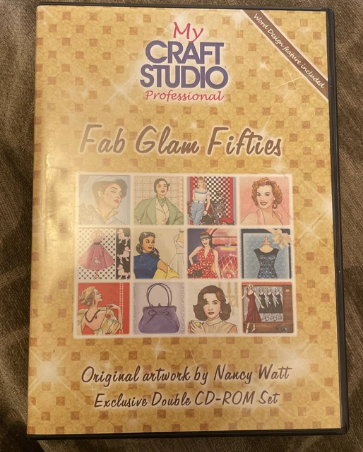 MY CRAFT STUDIO Fab Glam Fifties CD-Rom printable images for ...
