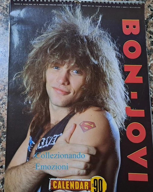 CALENDARIO 1990 BON Jovi EUR 19,90 - PicClick DE