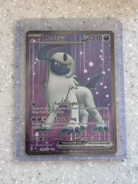 POKEMON TCG ABSOL EX 214/197 S&V Obsidian Flames ULTRA RARE FULL ART ...