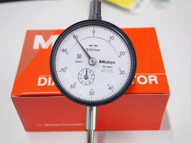 DIAL INDICATOR ANALOG Lever Dial Gauge Accuracy 0.01 Range 0-0.8Mm ...