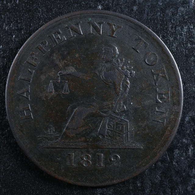 LC-56A3 HALFPENNY TOKEN 1812 Lower Bas Canada Quebec Ship Breton 1004 $500.00 - PicClick CA