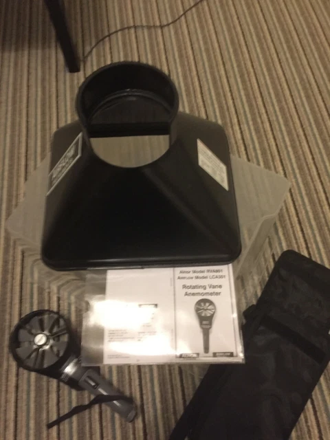 TSI AIRFLOW LCA301 Rotating Vane Anemometer Kit £155.00 - PicClick UK