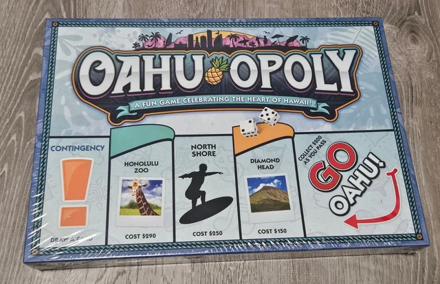 OAHU OPOLY HAWAII Monopoly Board Game Limited Edition - New Sealed! $35 ...