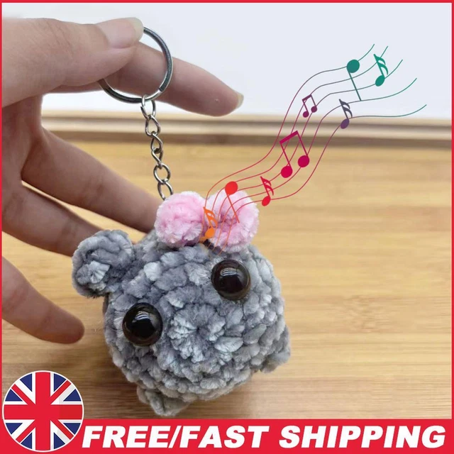 SAD HAMSTER MEME Sound Music Plush Toy Sad Hamster Plush Toy Crocheted ...