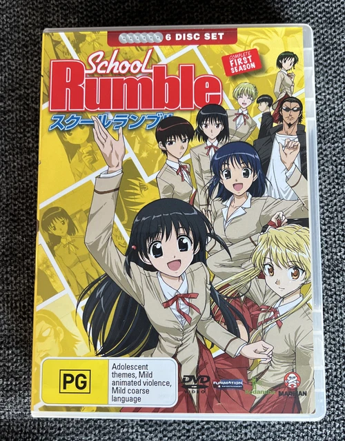 SCHOOL RUMBLE 'COMPLETE First Season' Anime DVD - 6-Disc Set/R4/GC/PAL ...