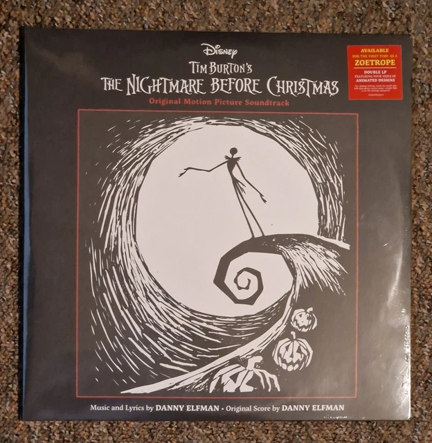 DANNY ELFMAN THE Nightmare Before Christmas Rare Zoetrope 2Lp Vinyl 12" Sold Out £47.90 ...