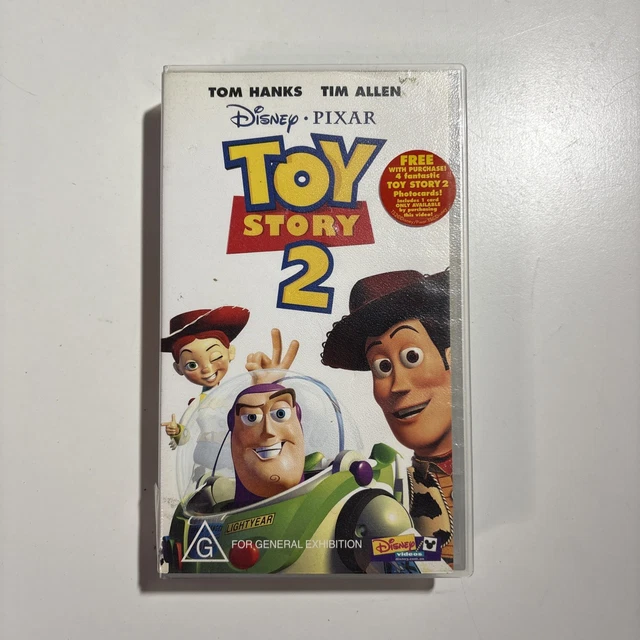 TOY STORY 2 Vhs Video Cassette Tape, 1999 Disney Pixar - Tom Hanks ...