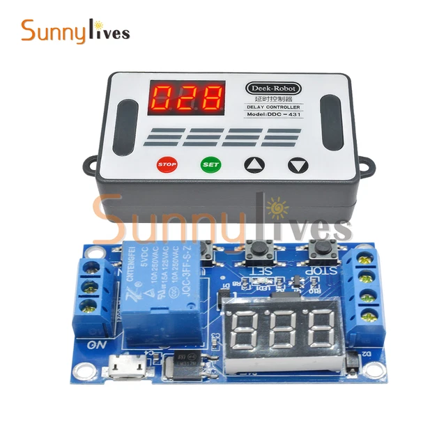 DC 5V DELAY Timer Relay Turn-Off Relay Module Time Controller Relay ...
