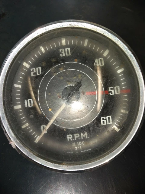 JAEGER TACHOMETER FOR Triumph TR2 & Tr3 EUR 110,77 - PicClick DE