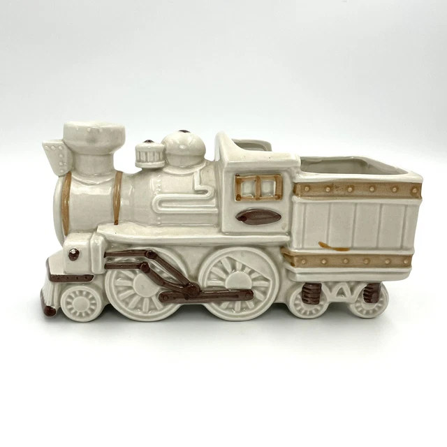 VINTAGE CMC JAPAN Ceramic Locomotive Train Planter $15.57 - PicClick