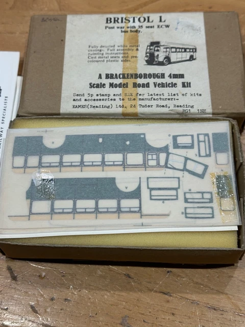1/76 BUS KIT BRISTOL L post war ECW BODY EAMES MODELS BY bracken ...
