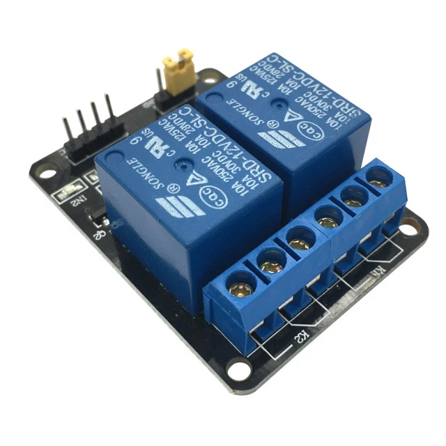 5V 2 WAY 2 Channel Relay Switch Module Board with Optocoupler ...