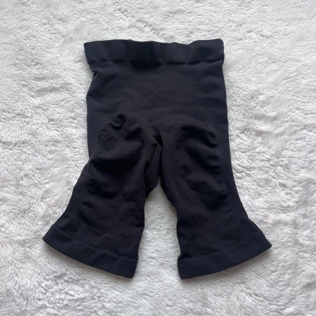 SKIMS SCULPTING SHORT Mid Thigh Onyx Black Shapewear XXS/XS Open Gusset ...