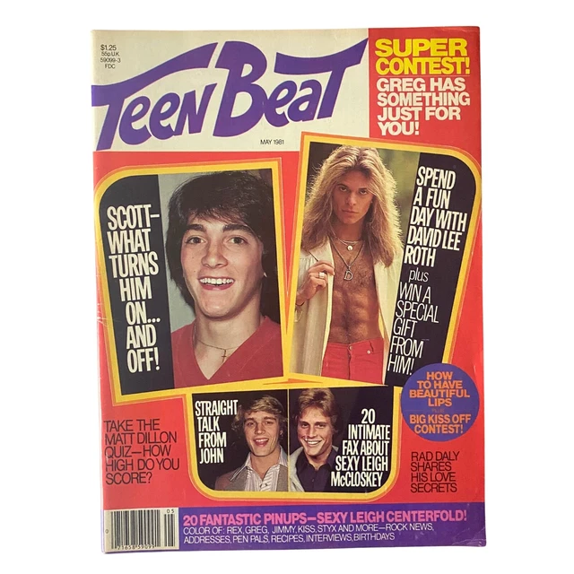 TEEN BEAT MAGAZINE May 1981 Brooke Shields, Melissa Gilbert No Label £ ...