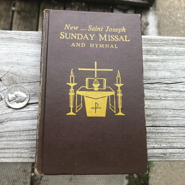 NEW SAINT JOSEPH Sunday Missal & Hymnal Prayer Book 1966 Vintage ...