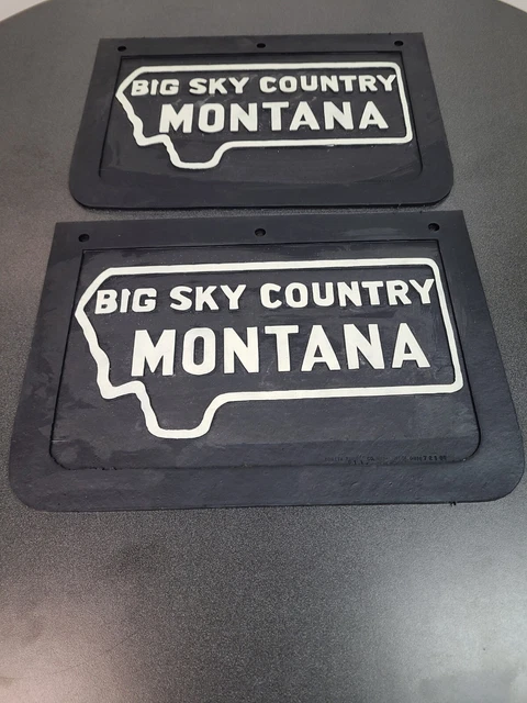 MONTANA BIG SKY Country Mud Flaps Splash Guards 20 Inches Wide X 14 ...