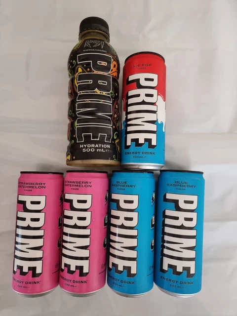 PRIME KSI EDITION Drink Orange & Mango Flavor & 5x Prime Energy Can New ...