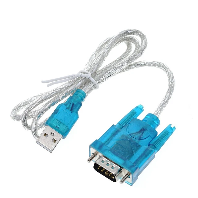 USB TO SERIAL RS232 MALE 9 Pin DB9 COM Converter Adapter Cable Windows ...