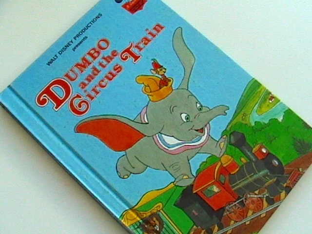 VINTAGE 1982 DUMBO And The Circus Train Walt Disney Book Hardback 1st ...