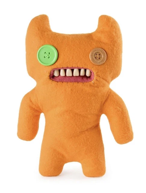 FUGGLER 22.9CM DIVERTIDO Ugly Monster Peluche Naranja Botón Ojos EUR 41 ...