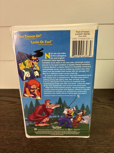 WALT DISNEY PICTURES A Goofy Movie (VHS, 1995) £6.66 - PicClick UK