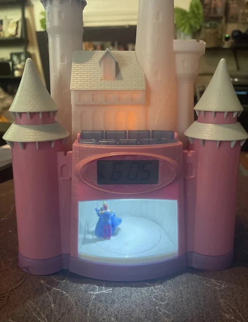 DISNEY PRINCESS CINDERELLA Magical Storyteller Alarm Clock Night Light ...