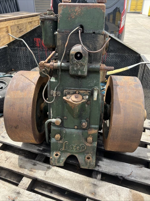 ORIGINAL 1920S DIESEL LISTER CD ENGINE 7 HORSEPOWER MOTOR STATIONARY ...