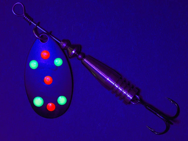 NEW 2025 BALZER Colonel UV Wonder Spinner 25mm 3g Lure Trout Perch Chub ...