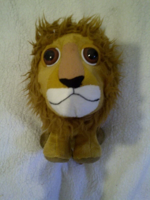 PROTECTED WORLD LION Plush Soft Toy Large Head & Eyes 8" Tall £4.00 ...