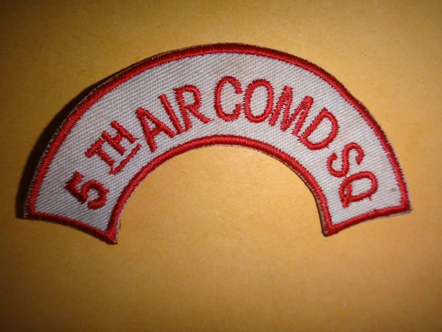 VIETNAM GUERRE ÉTATS-UNIS Air Force 5th Commando Escadron Psyop Épaule ...
