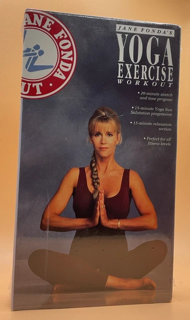 JANE FONDA'S YOGA Exercise Workout VHS 1993 Fonda **SEALED NEW** *Buy 2 ...