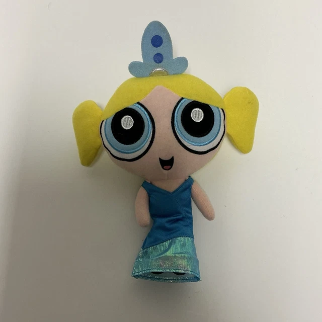 VINTAGE POWER PUFF Girls Princess Bubbles Talking Plush Doll Cartoon ...