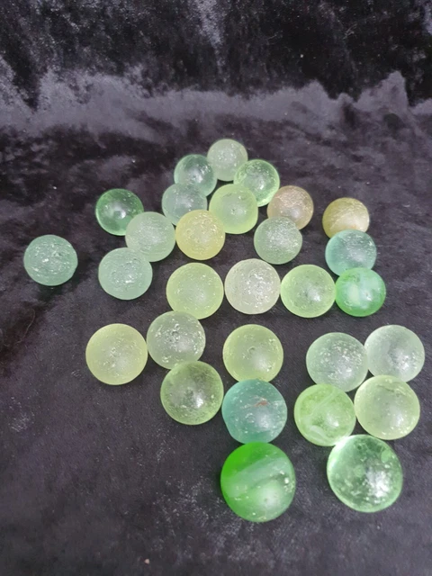VINTAGE ESTATE MARBLES Multi- Coloured All In Good Condition Set Of ...