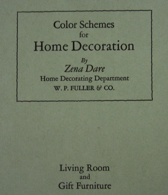 VINTAGE FULLER PAINTS Catalog Home Ideas Sales Brochure Decor Furniture vintage-fuller-paints-catalog-home-ideas-sales-brochure-decor-furniture