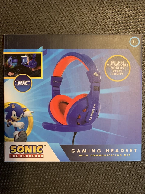 SONIC THE HEDGEHOG Gaming Headset with Communication Mic $24.00 - PicClick