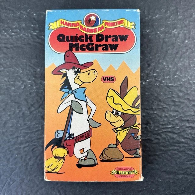 QUICK DRAW MCGRAW VHS 1986 Exclusive Collector's Edition Hanna Barbera ...